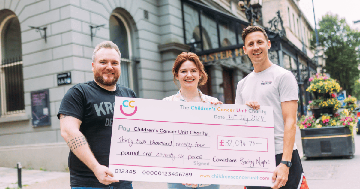 Belfast comedians raise over £32k at charity boxing event | Ulster Hall